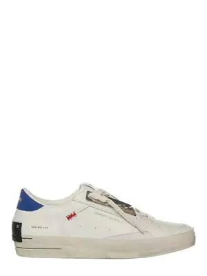 CRIME LONDON Sk8 Deluxe Leather Sneakers - Neutrals