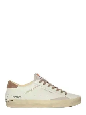 CRIME LONDON Leather Low-top Sneakers - Neutrals