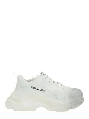 Balenciaga Triple S Glitter Sneakers - White