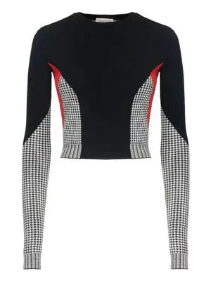 Alexander McQueen Crew-neck Long-sleeve Sweater - Black