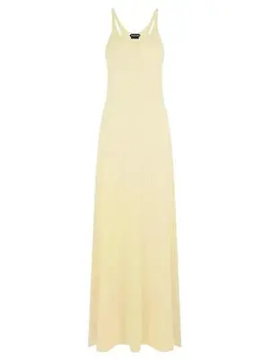 TOM FORD Virgin Wool Maxi Dress - Yellow