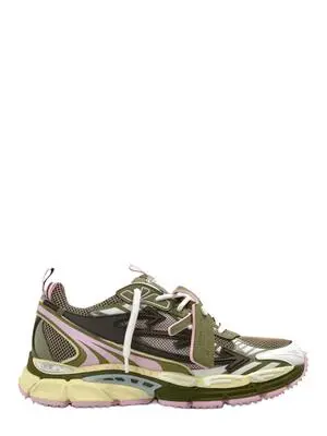 Off-White Appliqué Detail Lace-up Sneakers - Green