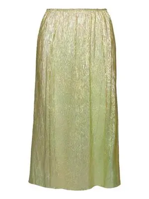 PETAR PETROV Elasticated Shimmer Midi Skirt