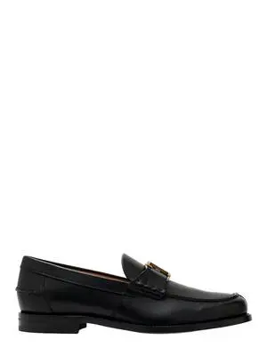 TOD'S Leather Loafers - Black