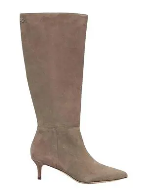 Ralph Lauren Pointed-toe Zip Boots - Neutrals