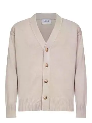 D4.0 Buttoned V-Neck Cardigan