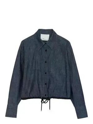 3.1 Phillip Lim Drawstring-hem Shirt - Blue