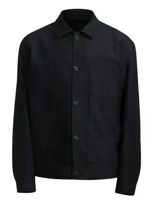 Hugo Ulian Button Overshirt - Black