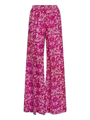 GIANLUCA CAPANNOLO Antonia Floral Trousers - Pink