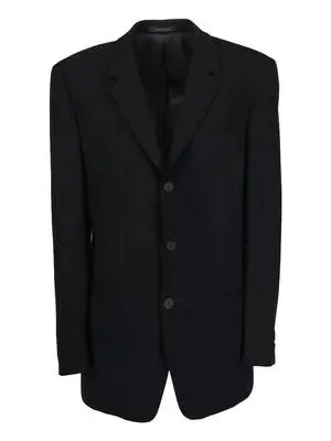 Emporio Armani Wool Blazer - Black