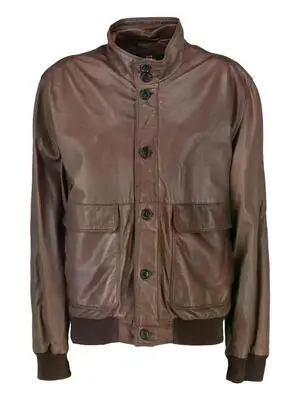 FRATELLI ROSSETTI Leather Jacket