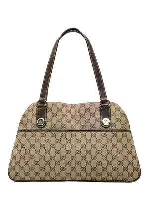 Gucci Gg Canvas Charmy Shoulder Bag - Brown