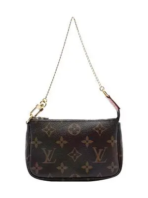 LOUIS VUITTON 2020 Monogram Mini Pochette Accessoires - Brown