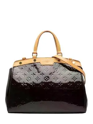 LOUIS VUITTON 2011 Monogram Vernis Brea Mm Satchel - Purple