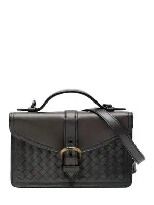 Bottega Veneta 2012-2026 Nappa Intrecciato Satchel - Brown