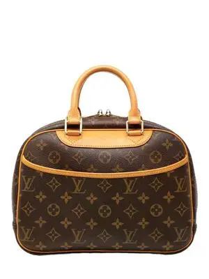 LOUIS VUITTON 2004 Monogram Trouville Handbag - Brown