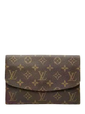 LOUIS VUITTON 1985 Monogram Pochette Rabat 20 Clutch - Brown