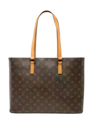 LOUIS VUITTON 2001 Monogram Luco Tote Bag - Brown