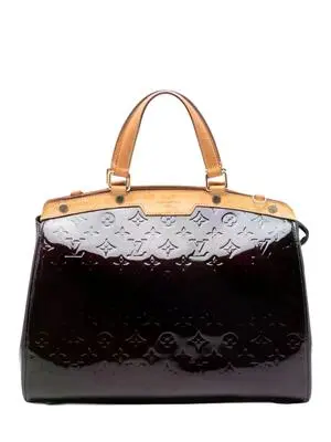 LOUIS VUITTON Monogram Vernis Brea Gm Satchel - Purple