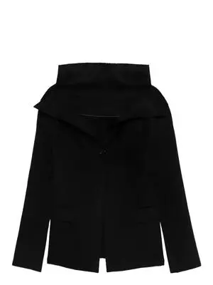TOTEME Open Collar Jacket - Black