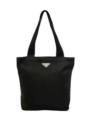 Prada 2000-2012 Tessuto Tote Bag - Black