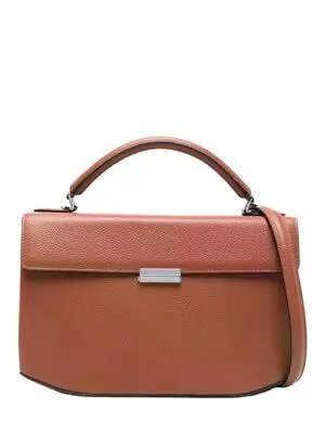 TOTEME Grained-leather Tote - Brown