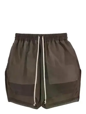 Rick Owens Drawstring-waist Shorts - Brown