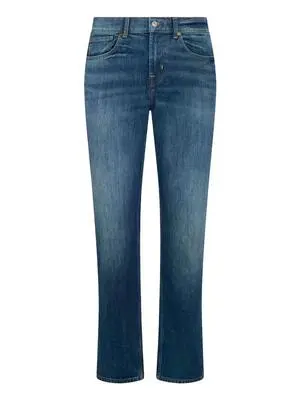 7 For All Mankind Button-fastening Straight Leg Jeans - Blue