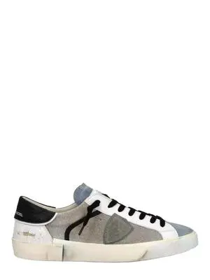 Philippe Model Prsx Low Panelled Sneakers - Brown