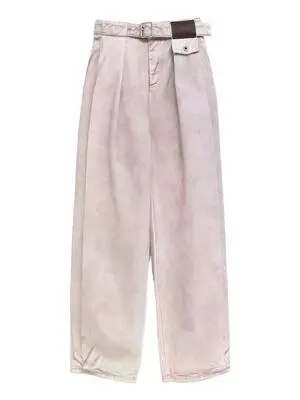 Loewe Belted Jeans - Pink