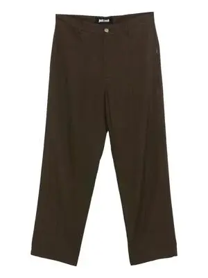Just Cavalli Solid Trousers - Brown