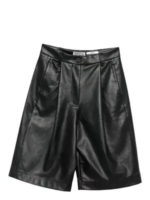 Essentiel Antwerp Pleated Shorts - Black
