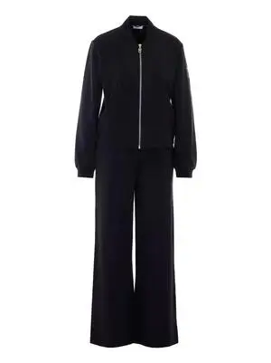 Liu Jo Strass Logo Zipped Tracksuit - Black