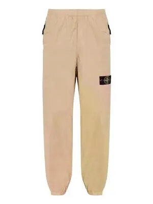 Stone Island Logo-patch Trousers - Neutrals