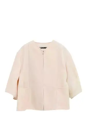 JIL SANDER Zip-up Jacket - Neutrals