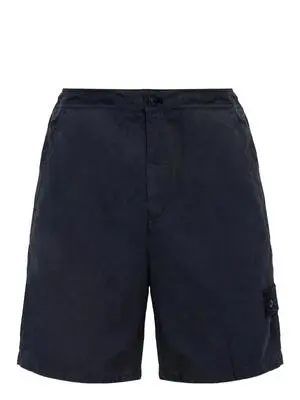 Stone Island Patch-pocket Shorts - Blue