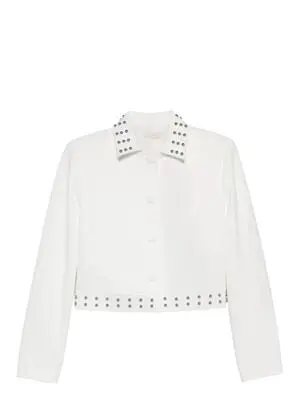 Liu Jo Studded Jacket - White