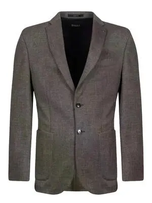 DIGEL Single-breasted Blazer - Brown