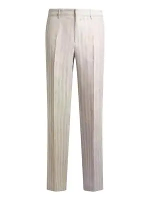 Etro Striped Trousers - Neutrals
