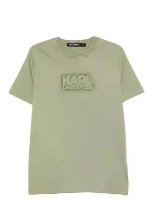 Karl Lagerfeld Logo-detail T-shirt - Green