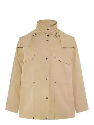 YVES SALOMON Hooded Parka - Neutrals