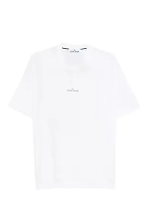 Stone Island Logo Graphic T-shirt - White