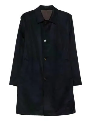 KIRED Button-fastening Coat - Blue