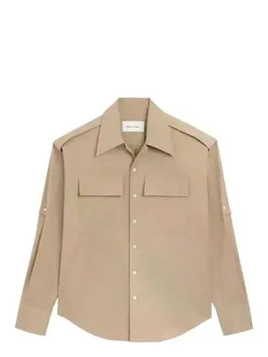 Ami Tab Pocket Shirt - Neutrals