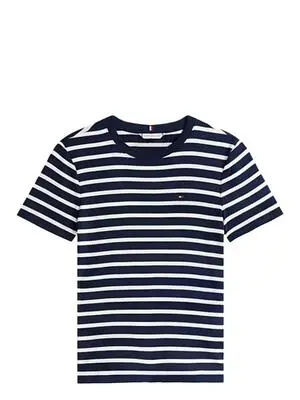 Tommy Hilfiger Stripe-pattern T-shirt - Blue