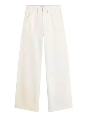 Tommy Hilfiger Pockets Wide Leg Jeans - Neutrals