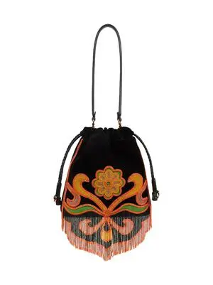Etro Small Kalispera Bucket Bag - Black
