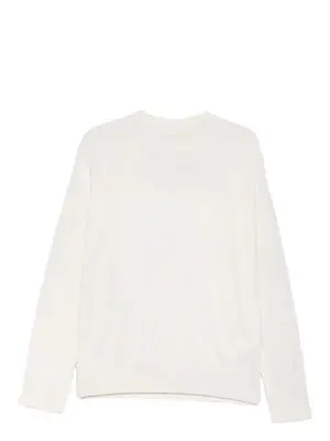 Sacai Long-sleeve Crew-neck Sweater - Neutrals