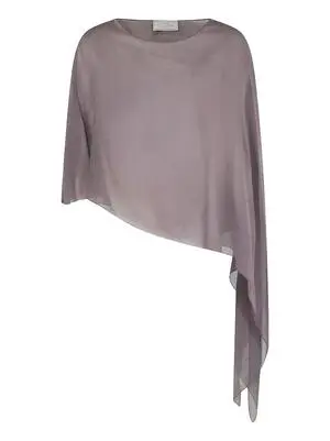 Antonelli Firenze Draped Blouse - Purple
