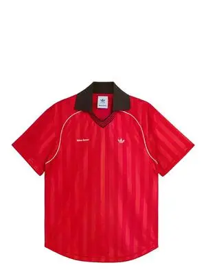 WALES BONNER X Adidas Striped V-neck T-shirt - Red